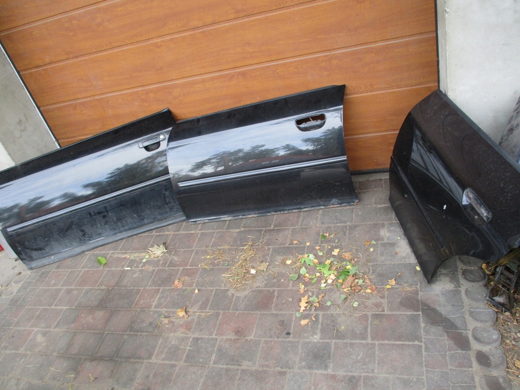 DRZWI LEWE PRZÓD TYL AUDI A3 8L 5D 3D PRZEDNIE TYLNE CZARNE - 14468566228 - oficjalne archiwum ...