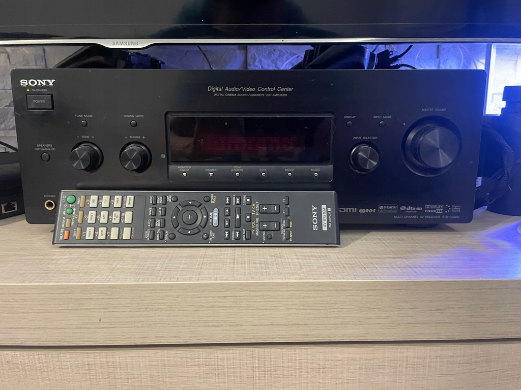 Amplituner Sony STR-DG820 - 12881325636 - oficjalne archiwum Allegro