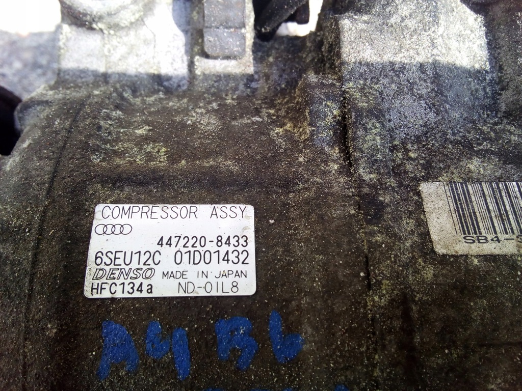 AUDI A4 B6 2.5 SPRĘŻARKA KLIMATYZACJI 8E0260805C - 8886279771 ...