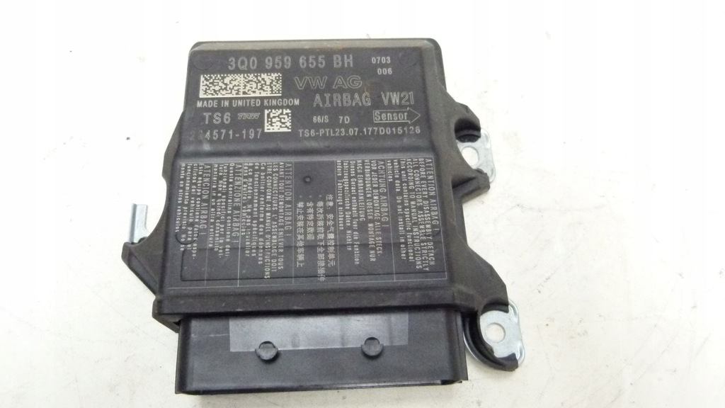 3Q0959655BH SENSOR MODUL AIRBAG GOLF VII LEON III - 8924533245 ...