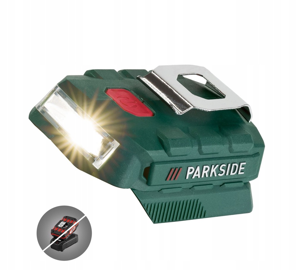 ADAPTER ŁADOWARKA USB LED PARKSIDE 20V PAA 2-LI B2 - 11294336794 ...