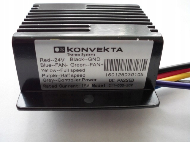 Sterownik wentylatorów KONVEKTA C11-000-209 - 12645514433 - oficjalne archiwum Allegro