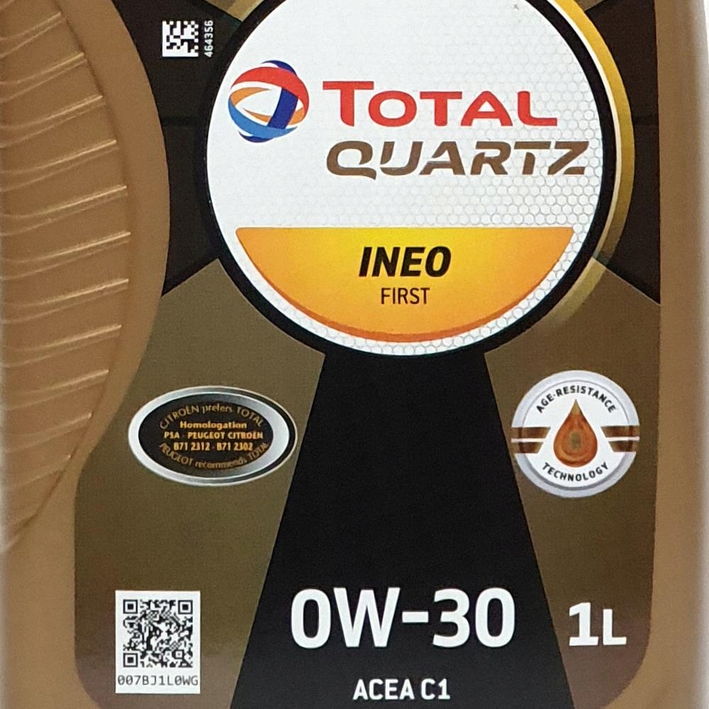 TOTAL QUARTZ INEO FIRST 0W30 1L - ACEA C1/C2 1L - 9686267420 ...