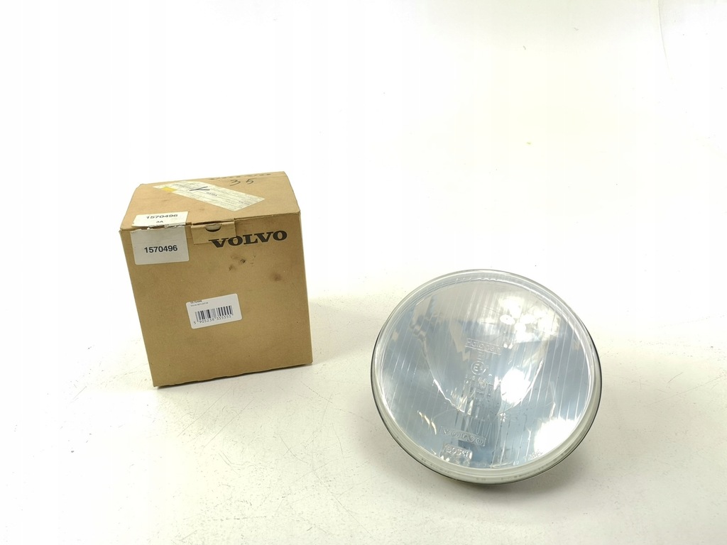 VOLVO LAMPA OKRĄGŁA HALOGEN H3 240 F10 F12 ORYGINAŁ NOWA 1570496 ...