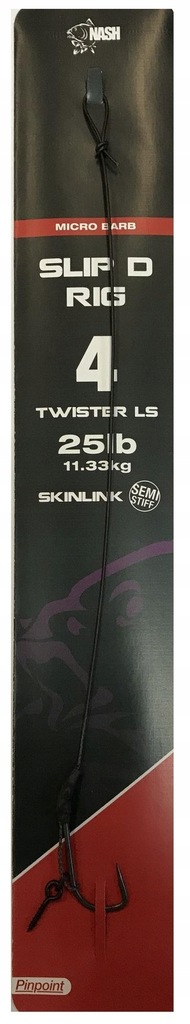 NASH Przypon karpiowy Slip D Rig 4 zadziorowy - 12714069743 - oficjalne archiwum Allegro
