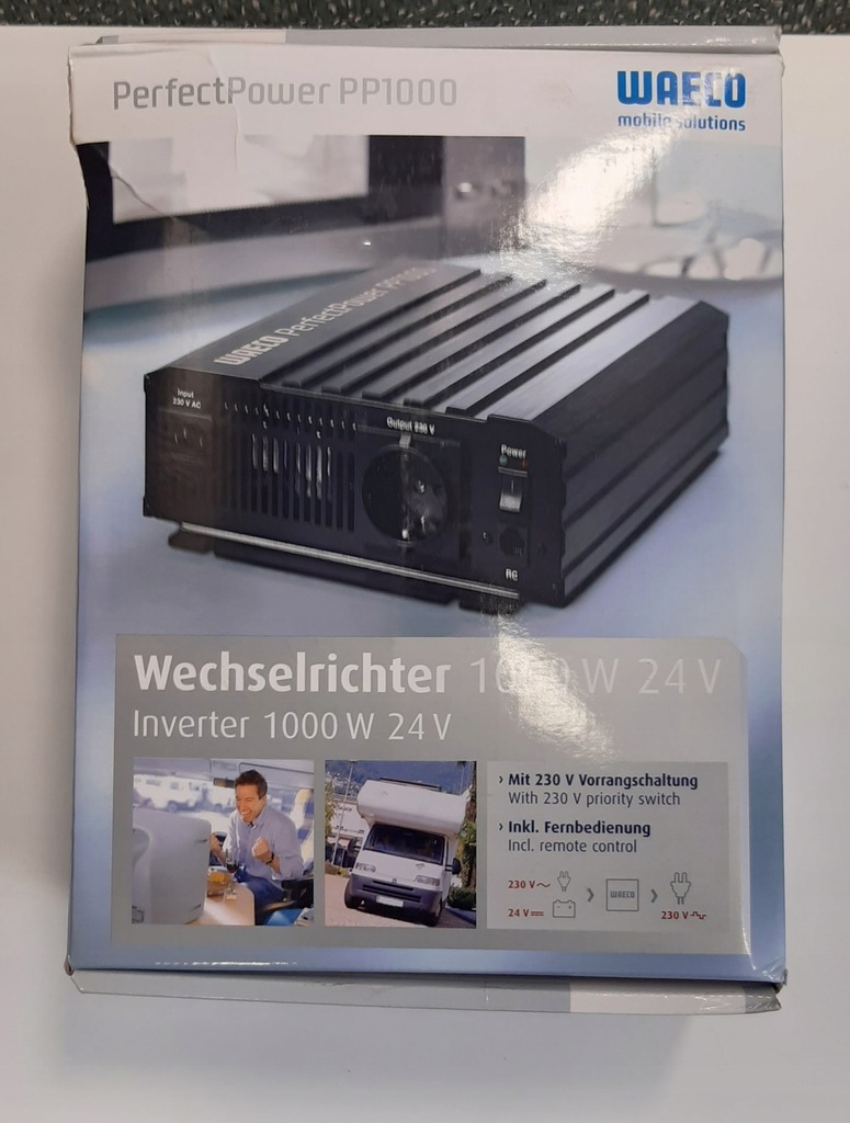 Przetwornica inverter WAECO PP1000 24V 1000W - 12051447399 - oficjalne ...