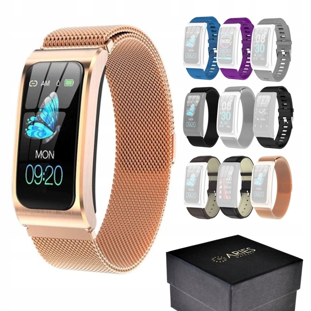 SmartBand DAMSKI Zegarek SmartWatch PULS 2 PASKI - 9729826682 ...