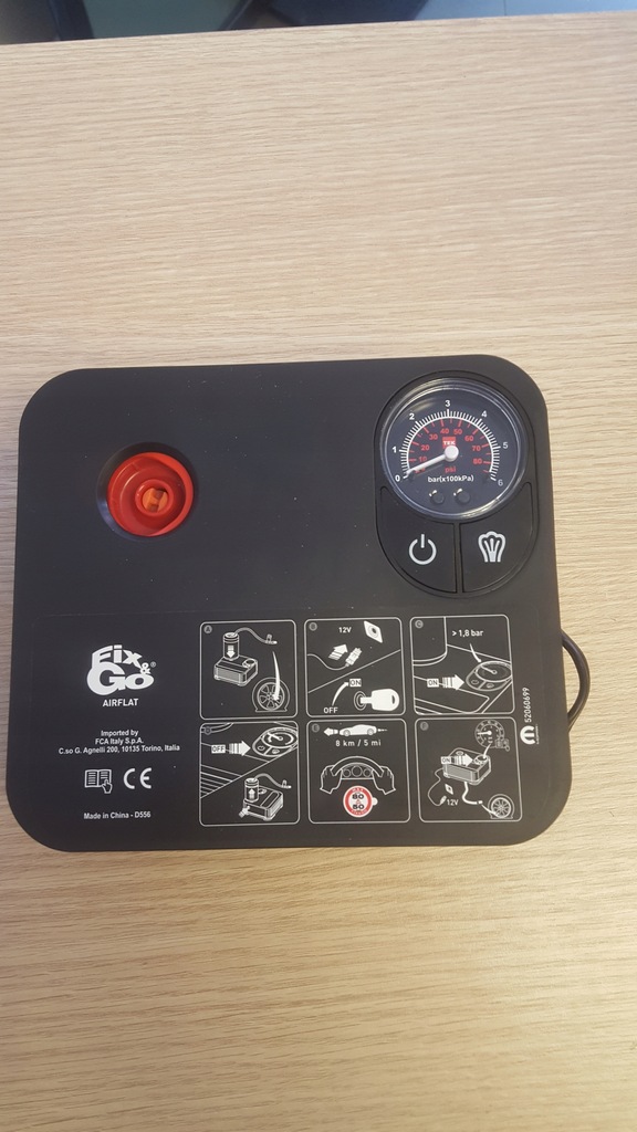 Kompresor Fix&Go Airflat Tek - 12427251901 - oficjalne archiwum Allegro