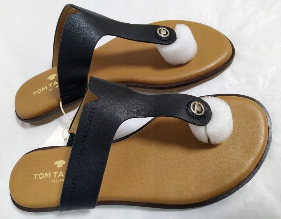 TOM TAILOR - klapki japonki damskie 40 - 13389651931 - oficjalne archiwum Allegro