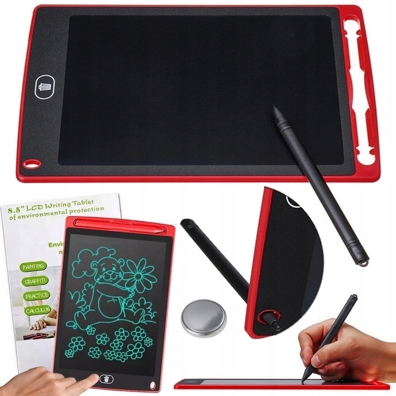TABLET GRAFICZNY DO RYSOWANIA ZNIKOPIS TABLICA LCD - 12845943501 ...