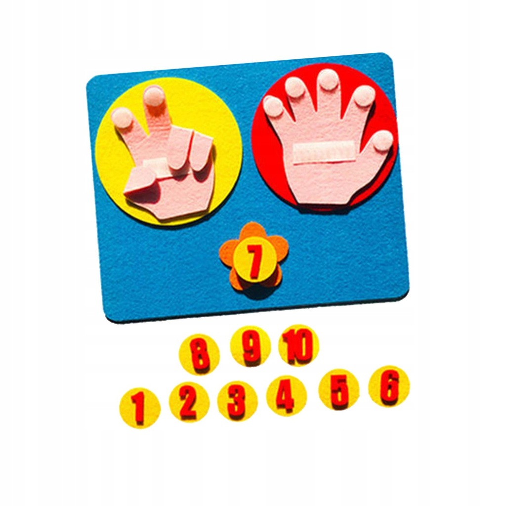 Educational Math Game Felt Board Finger Numbers - 13395924589 ...