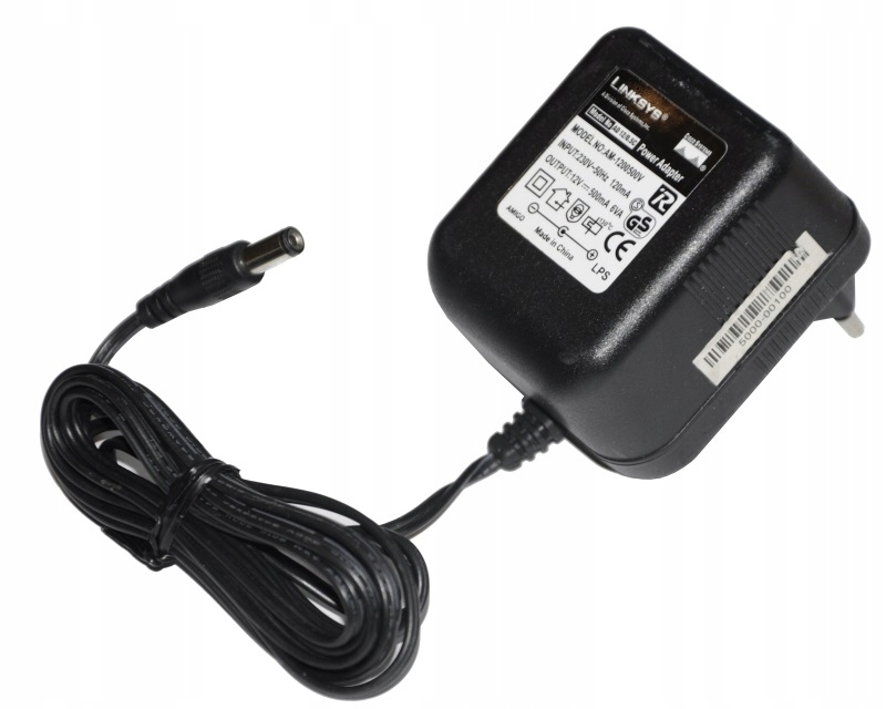 Zasilacz Linksys 12V 0.5A 500mA 6VA Transformator - 8998273437 - oficjalne archiwum Allegro