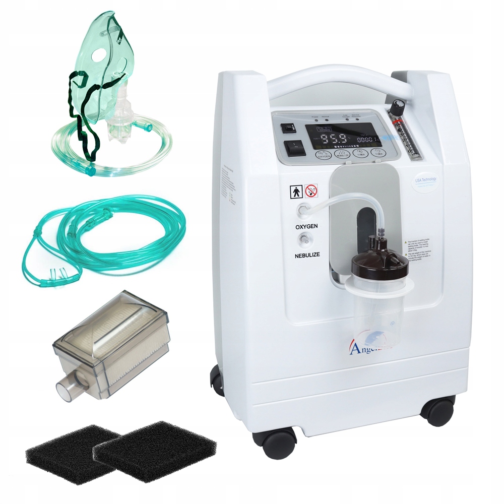 KONCENTRATOR tlenu aparat TLENOWY nowy CAŁY ZESTAW - 13359179220 - oficjalne archiwum Allegro