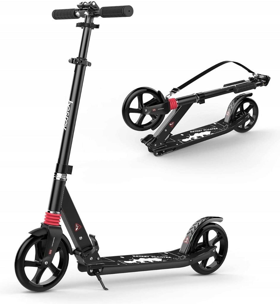 Hulajnoga Besrey T803S czarny 2 kółka - 12204961667 - oficjalne ...