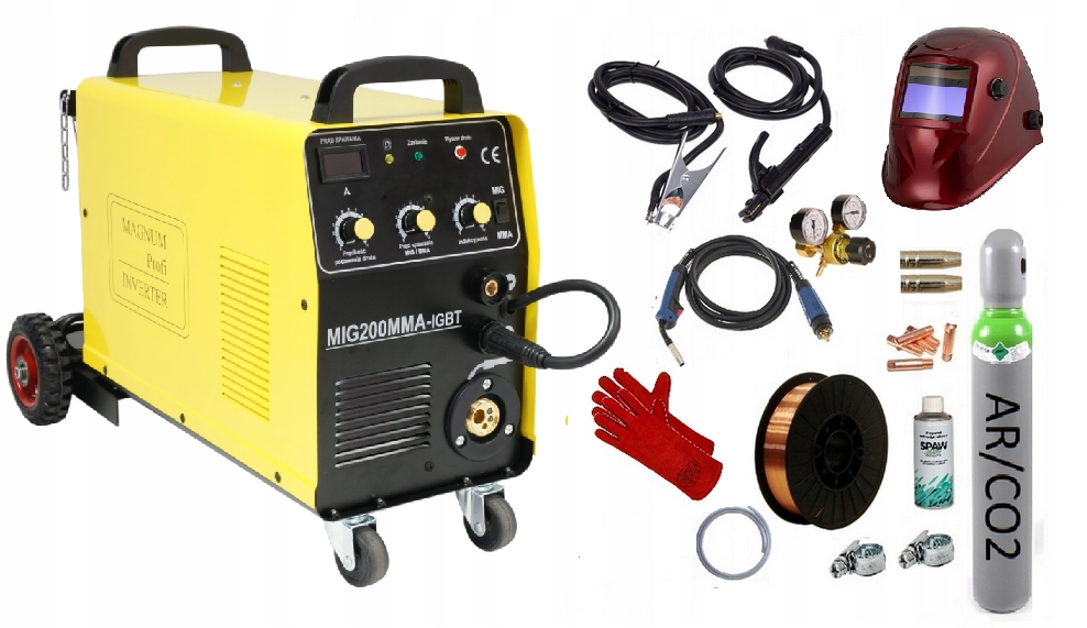 MIGOMAT spawarka Magnum MIG 200 MMA zestaw MAG - 8680079734 - oficjalne archiwum Allegro