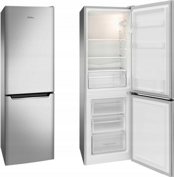 Lodówka AMICA KGCL384010E 144 cm srebrna A2981 - 13746207536 ...
