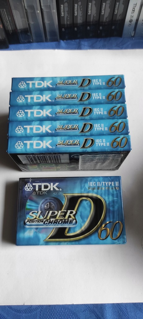 TDK D60 Super Chrome D 60 NOS folia #451 - 13554173015 - oficjalne ...