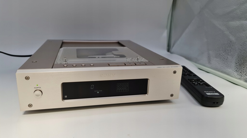 SONY CDP-X3000ES ODTWARZACZ CD ZŁOTY SPRAWNY TOP - 10983674815 ...