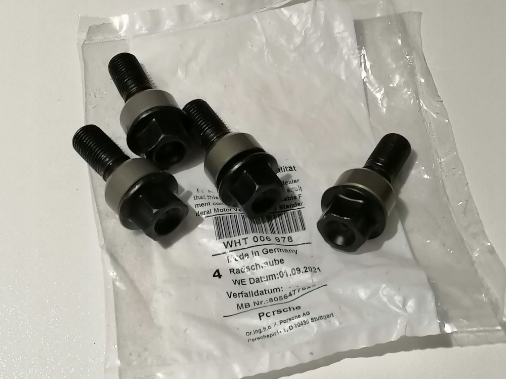 PORSCHE 911 991 992 MACAN BOXSTER ŚRUBA ŚRUBY KOŁA - 11668578142 ...