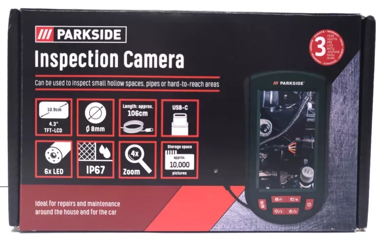 KAMERA INSPEKCYJNA PARKSIDE PKIK 4.3 A2 KOMPLET - 13975568036 ...