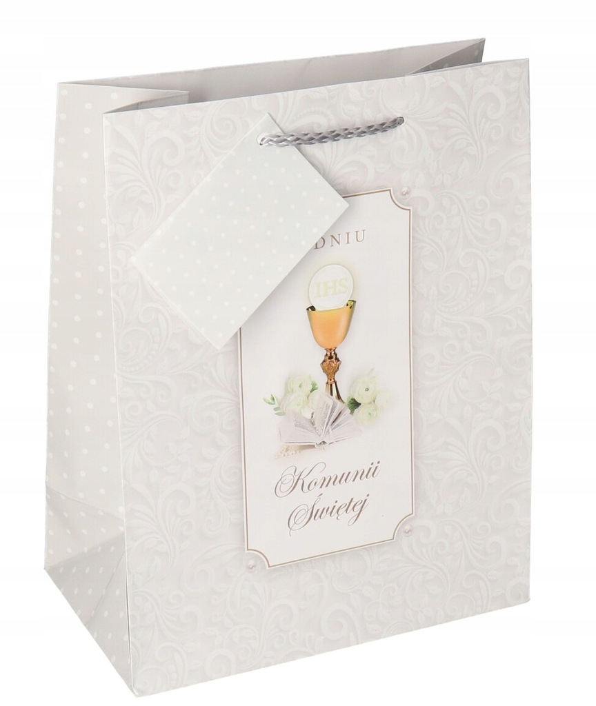 TOREBKA TORBA NA KOMUNIĘ PREZENT KOMUNIA 23x18x10 - 12103929686 - oficjalne archiwum Allegro