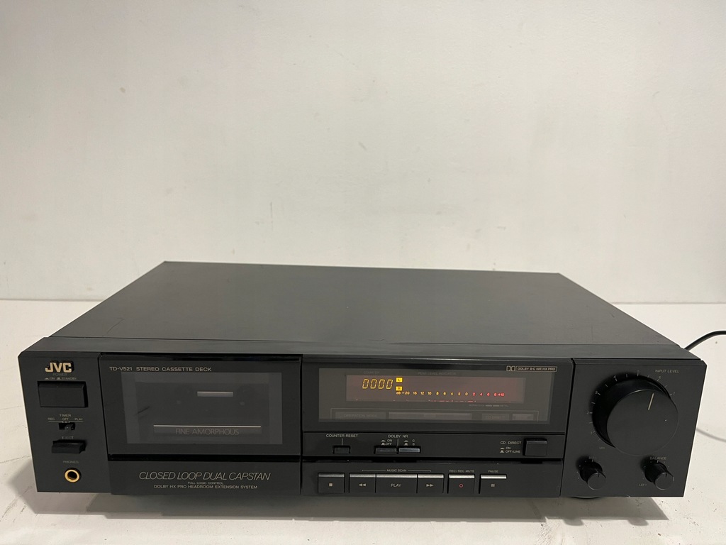 Magnetofon kasetowy jvc td-v521 czarny - 13464971627 - oficjalne archiwum Allegro