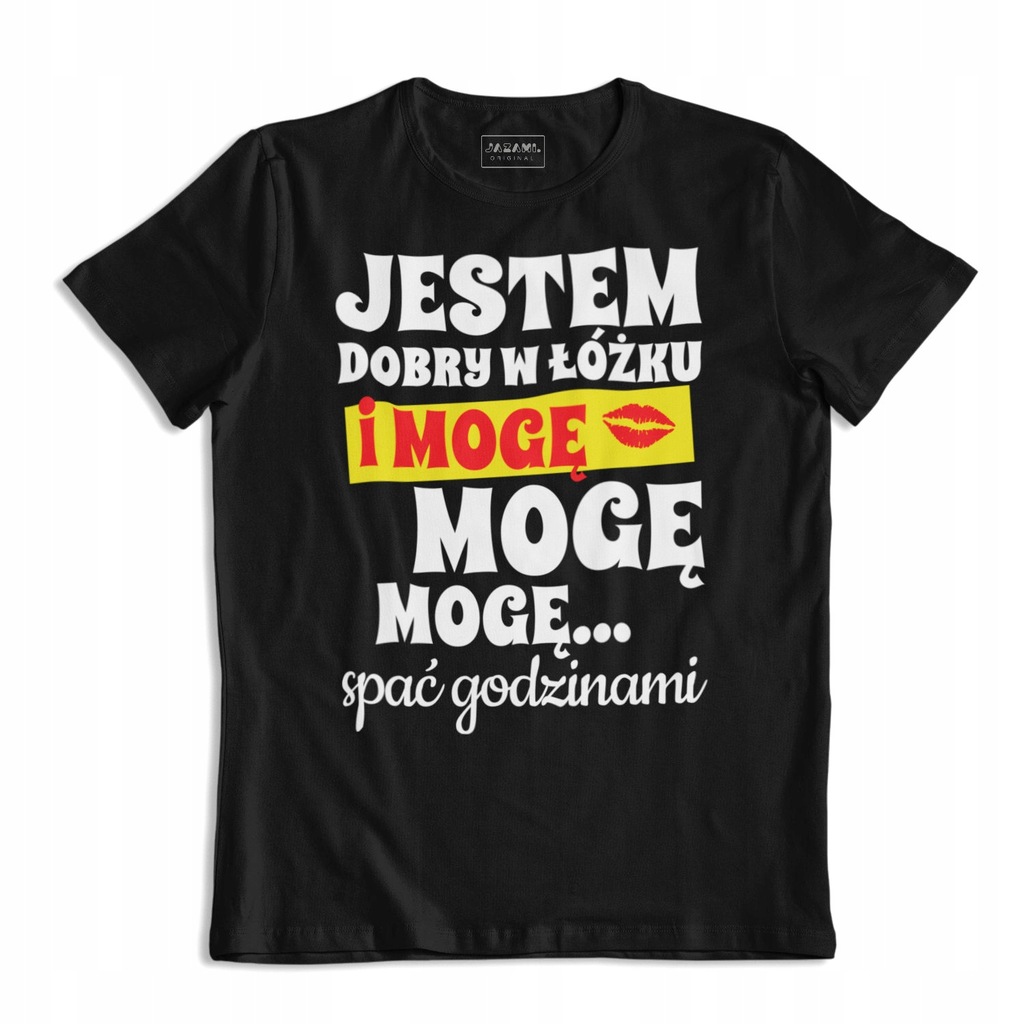 Śmieszna koszulka jestem dobry w łóżku prezent XL - 13328089094 - oficjalne archiwum Allegro