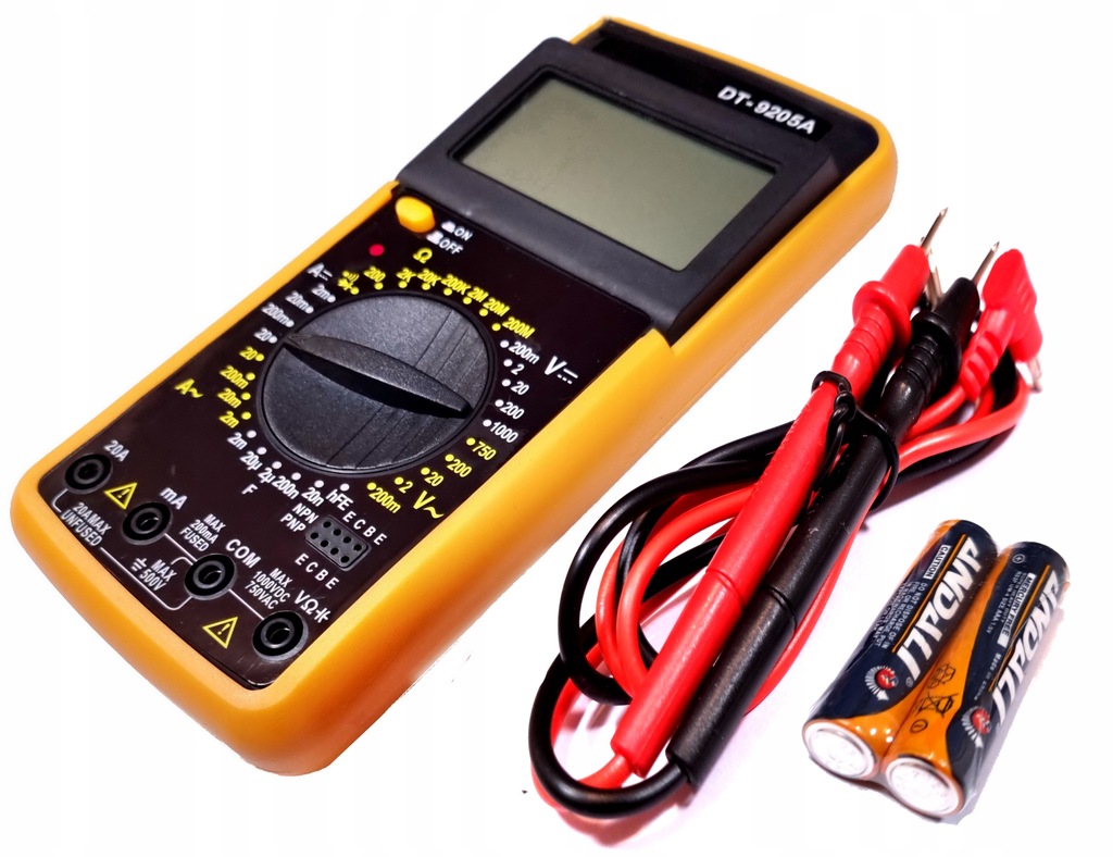 MULTIMETR WOLTOMIERZ MIERNIK CYFROWY na prezent - 12909813179 - oficjalne archiwum Allegro