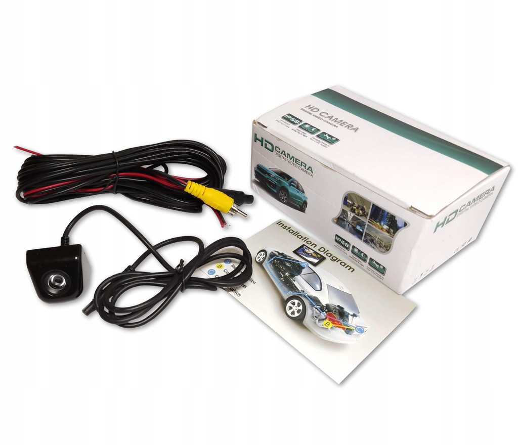 Kamera cofania 170° HD samochodowa 12V IP68 FS818 - 11554072458 ...