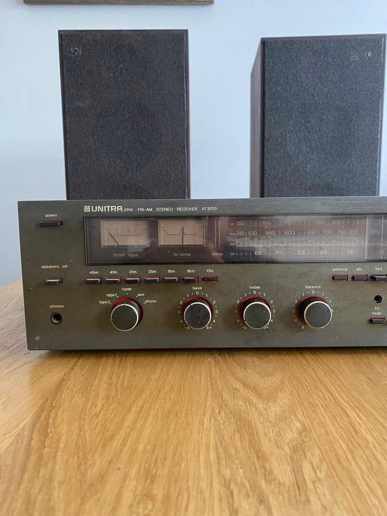 Unitra ZRK AT9100 Radio + Kolumny Tonsil - 11178575399 - oficjalne ...