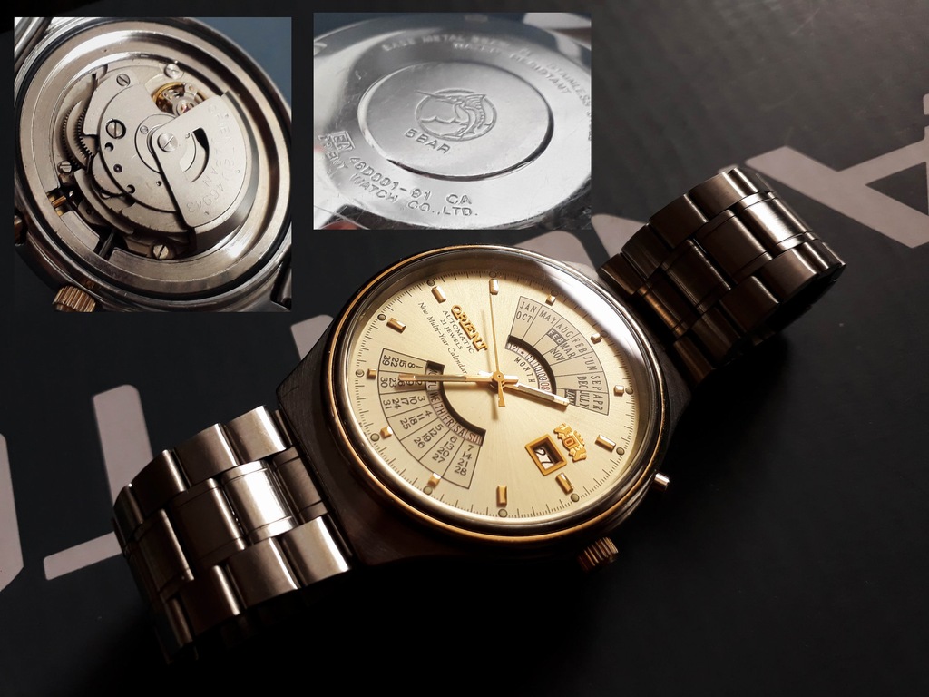 ORIENT CESARSKI automatic 46943 -- oryginał JAPAN - 12022896263 ...