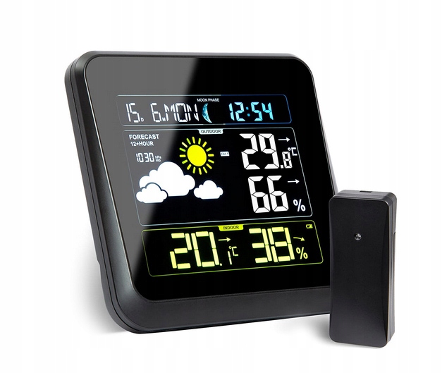 3572 Stacja pogody i-Star 90084PI termomer zewnętrzny wilgotnościomierz ...