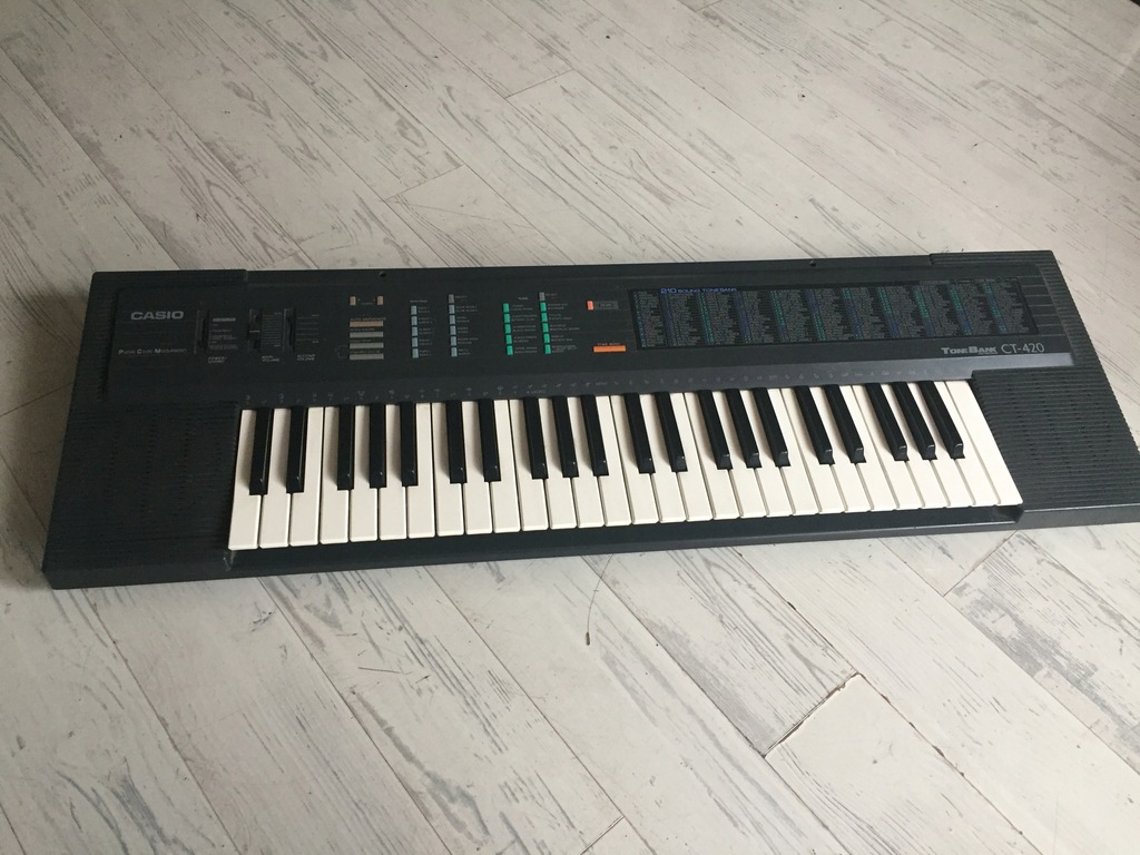 Keyboard Casio CT-420 - 13188211623 - oficjalne archiwum Allegro