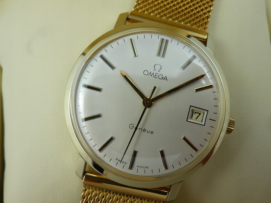 OMEGA Geneve złota 14k/585 **1975** - 12580046083 - oficjalne archiwum ...