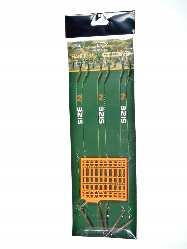 PRZYPON KARPIOWY Z WŁOSEM PLECIONKA HAK ROZM. 2 - 10653110341 - oficjalne archiwum Allegro