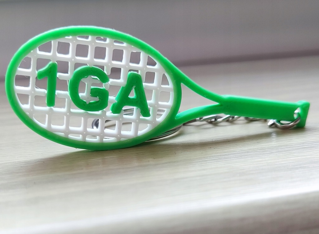 Iga Świątek brelok breloczek tenis rakieta rakietka 1GA na klucze ...