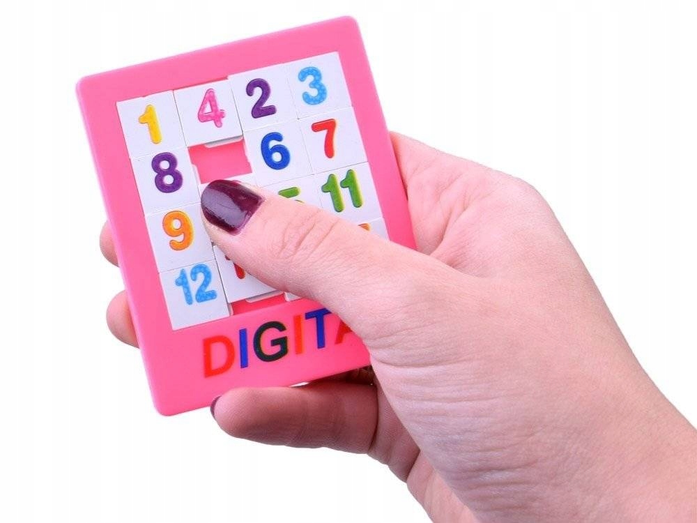 Układanka CYFRY przesuwanka łamigłówka zestaw - 12815195053 - oficjalne ...