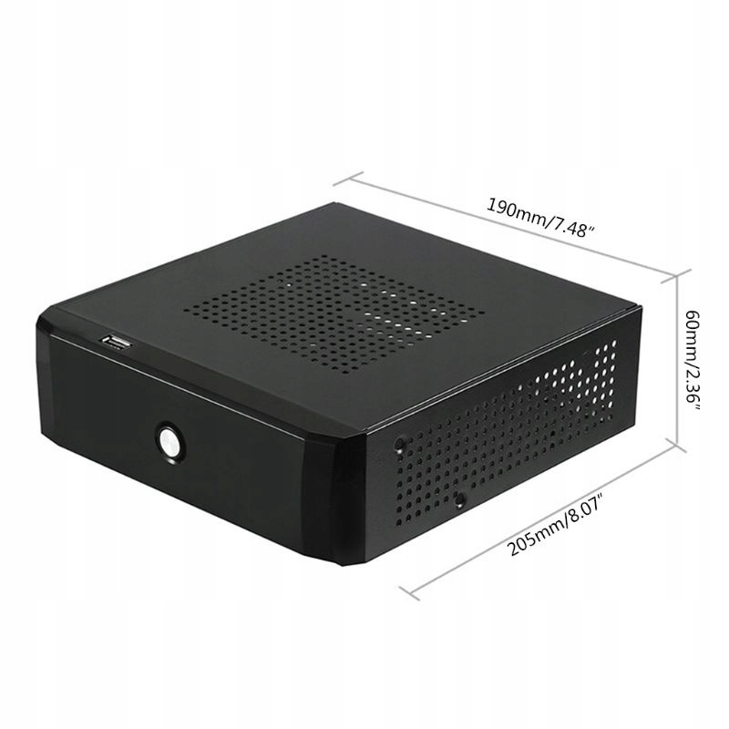 Obudowa komputerowa HTPC mini-ITX AIO, UCHWYT VESA - 11877555034 ...