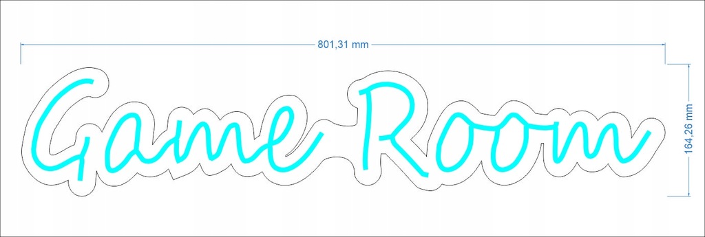 NGAMINGROOM NAPIS Gaming Room NEON LED ŚWIDNIK - 12940997683 ...