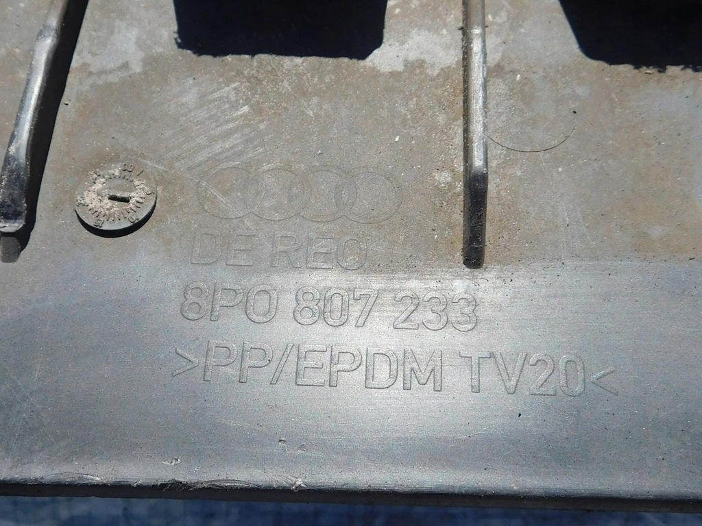 AUDI A3 8P LIFT OSŁONA ZDERZAKA PRZÓD 8P0807233 - 10654992501 ...