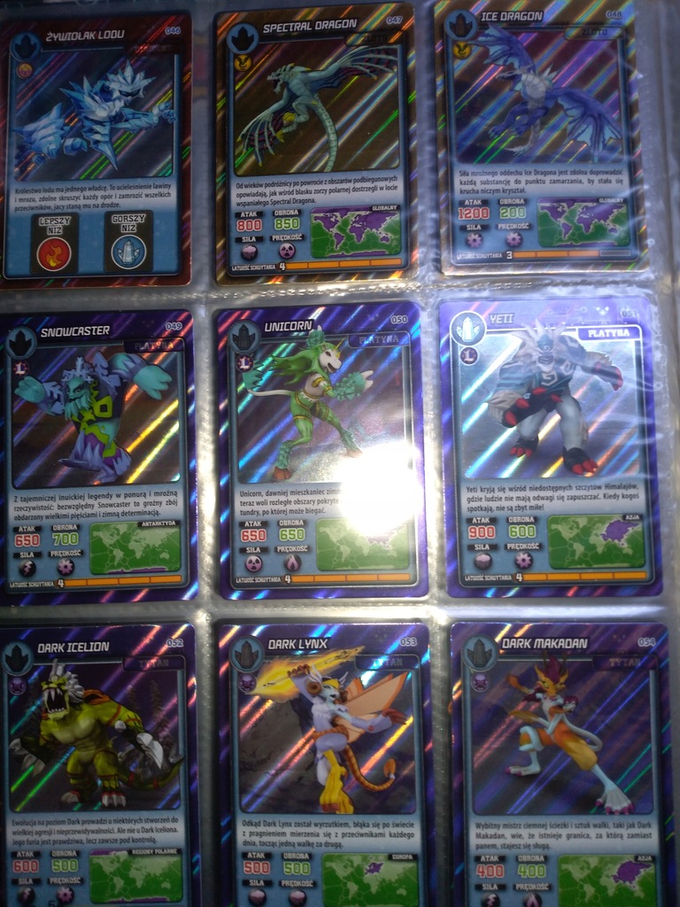 Karty InviZimals Mistrzowie nr 52 Dark Icelion 052 - 11172921214 ...