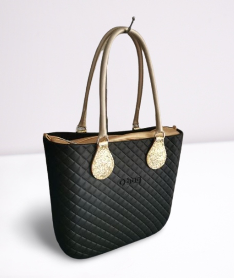 Obag Mini pikowana nero czarna w zestawie o-bag - 11685563891 ...