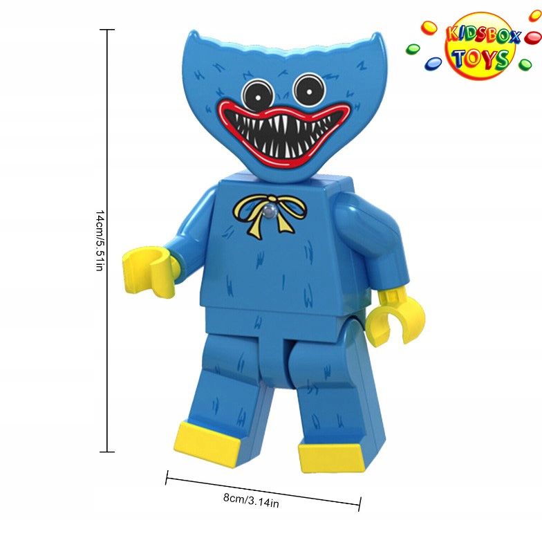 Lego Huggy Wuggy Poppy Playtime Block blue 14cm - 12705947708 ...