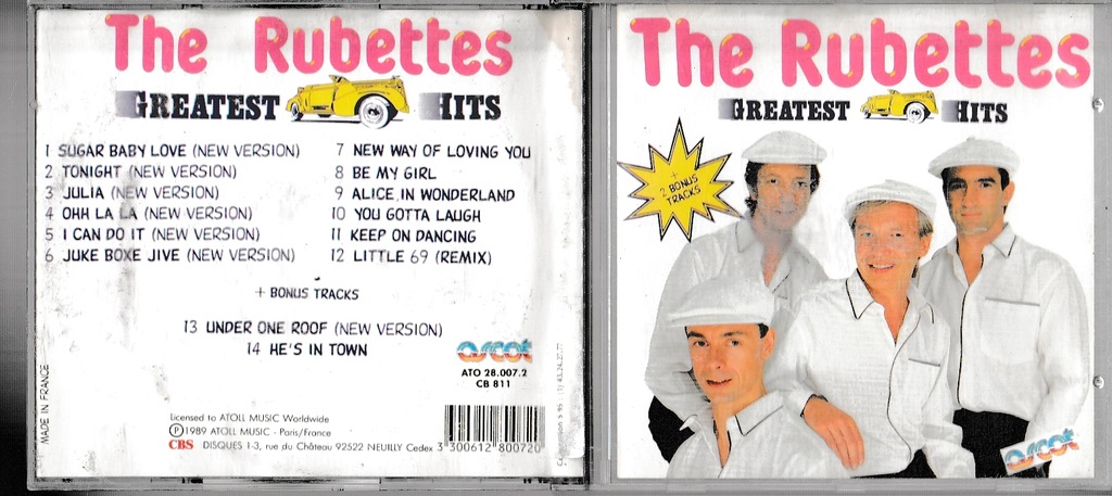 CD The Rubettes - Greatest Hits ____________ - 13286754650 - oficjalne ...