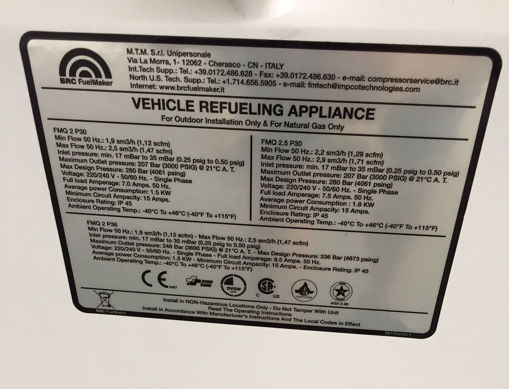 Kompresor CNG BRC FuelMaker FMQ2.5 **Promocja** - 7228175994 ...