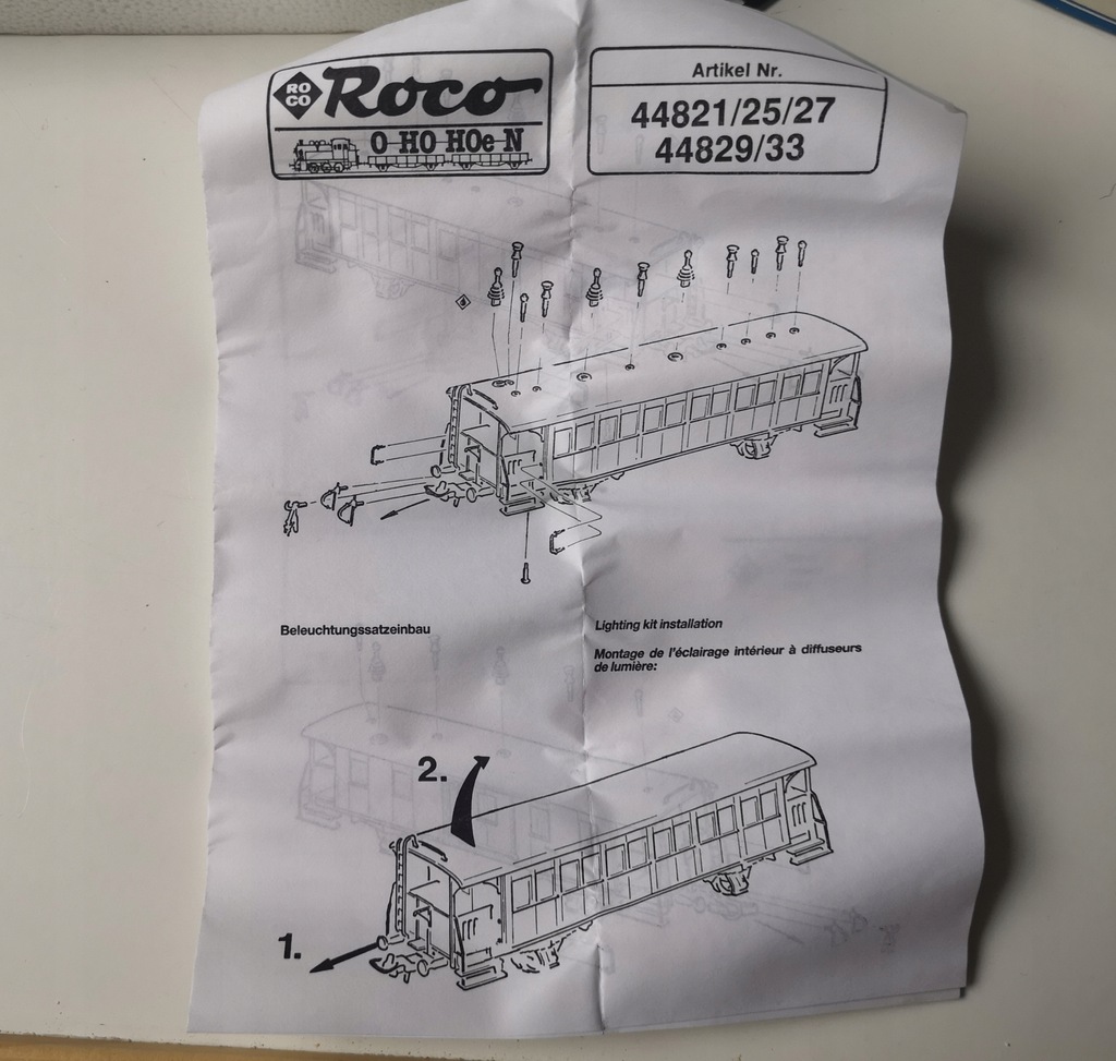 Wagon Roco 44825 HO z pudełkiem - 11798758080 - oficjalne archiwum Allegro