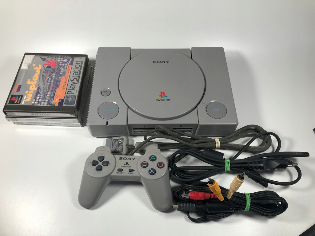 SONY PLAYSTATION 1 SCPH-1002 + Gry!!! - 11679284018 - oficjalne ...