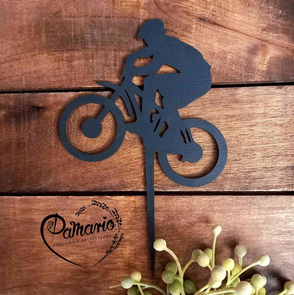 Rower kolarz rowerzysta cyklista topper sklejka - 11637363033 ...