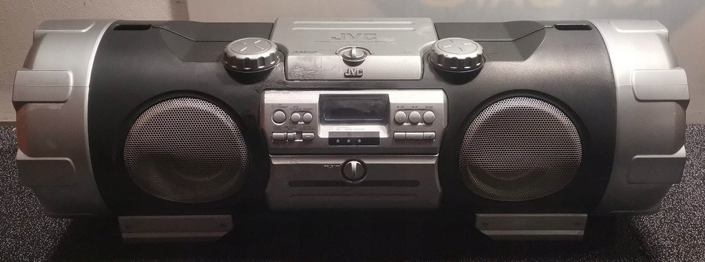 BoomBox JVC RV-NB10B + pilot - 13886631825 - oficjalne archiwum Allegro