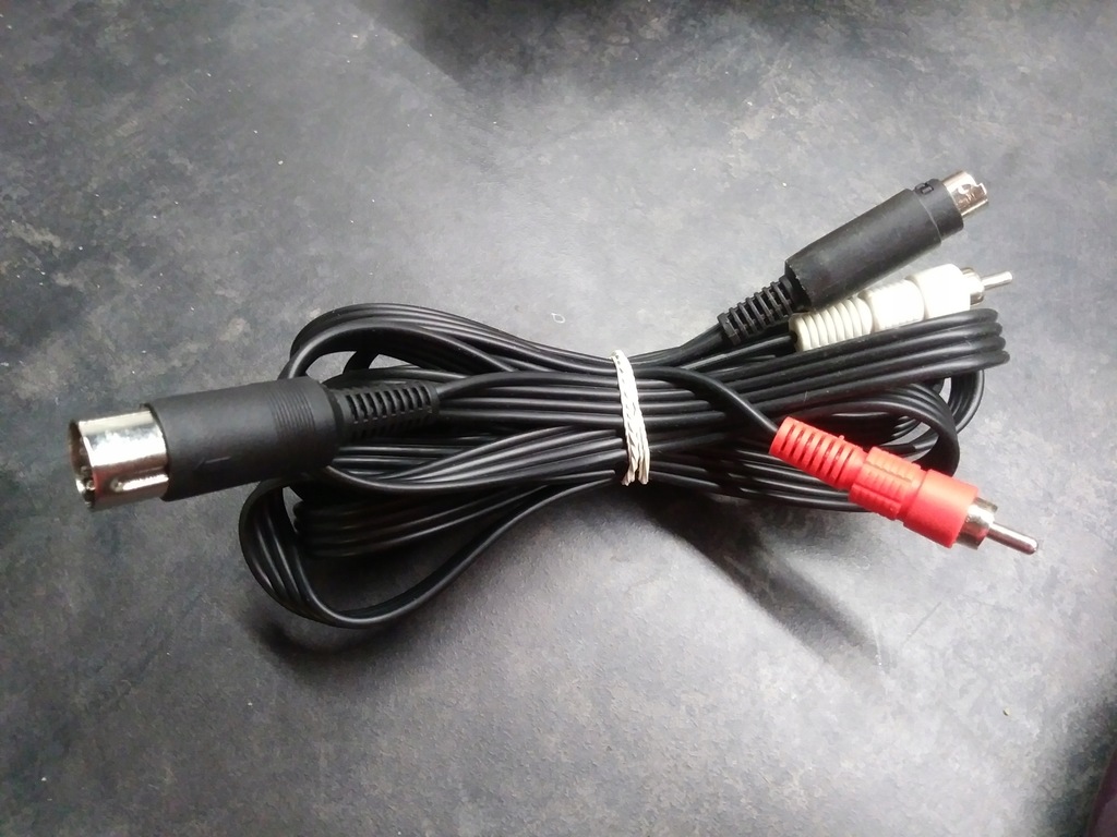 Kabel S-Video S video SVHS Commodore C64/C128 1,5m - 13549446068 - oficjalne archiwum Allegro
